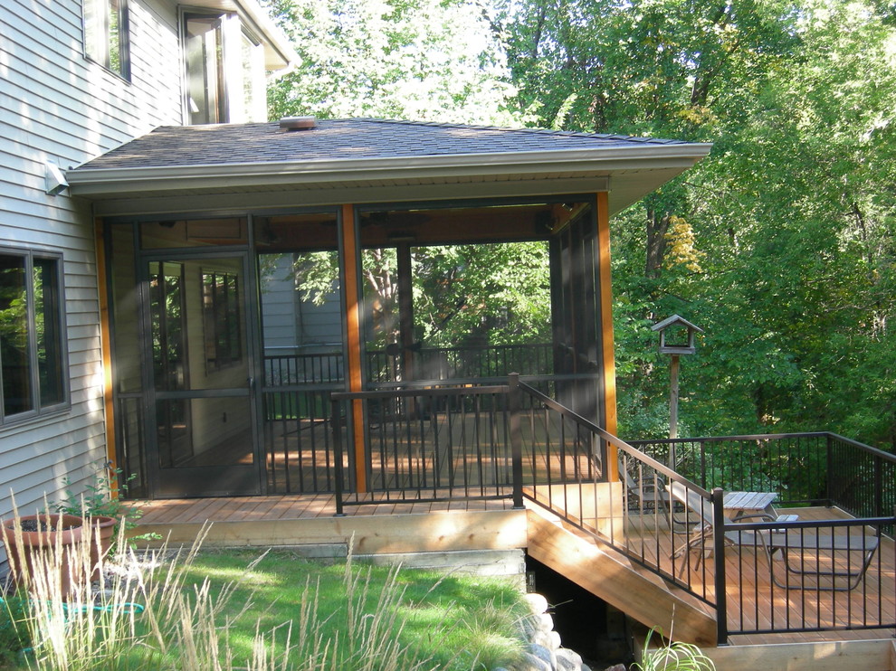 Savage Screen Porch Addition - Veranda - Minneapolis - by Krogstad ...