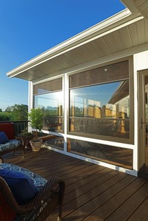 Scenix Chalet - Rustic - Porch - Other - by Larson Storm Doors | Houzz