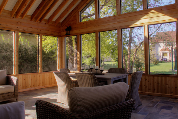 Screen Porch Addition - Traditional - Porch - Chicago - by Crimson ...