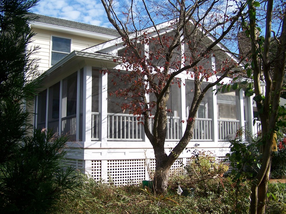Screen Porch Exterior - Traditional - Porch - DC Metro - by Jackson Construction Services, Inc ...
