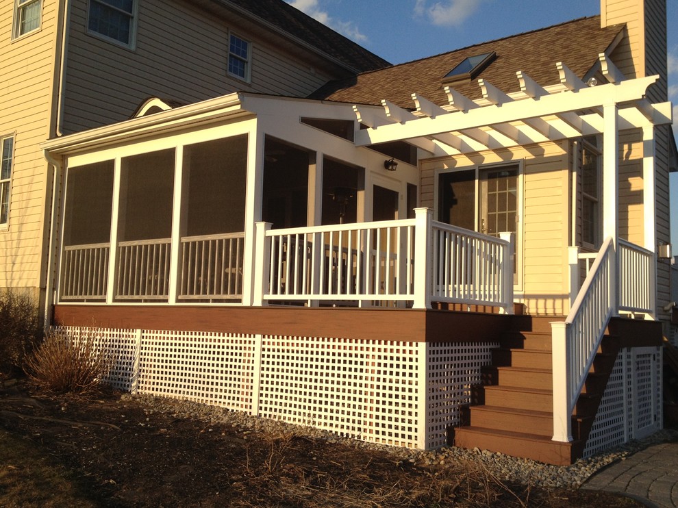 Screen Porch - Traditional - Porch - Philadelphia - by Miles Deck ...
