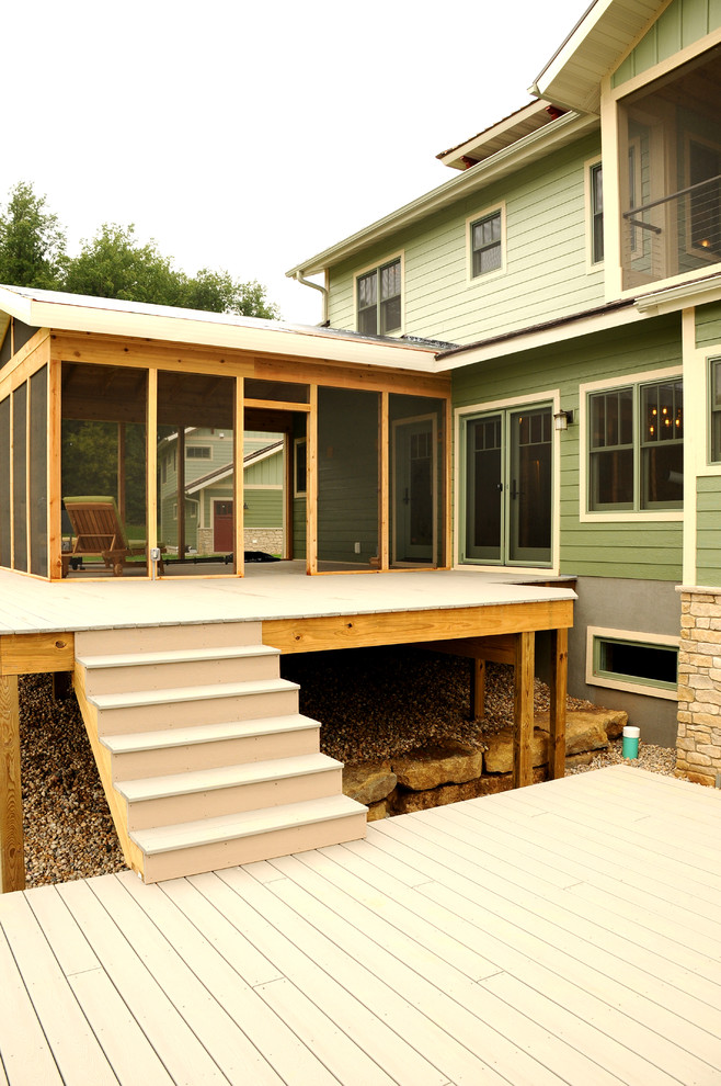 Screen Porch with Multi-Level Deck - Craftsman - Porch - Other - by ...