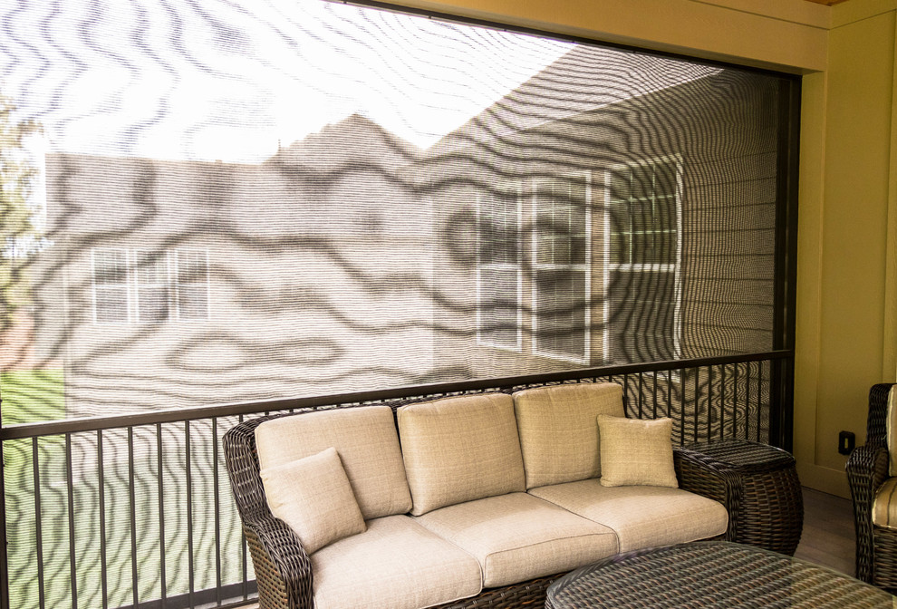 Screen Room Addition with Retractable Screens, Outdoor Kitchen, and ...