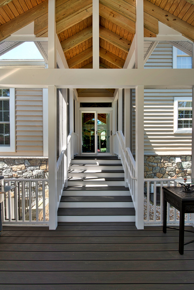 Screened Porch Addition - Traditional - Porch - DC Metro - by Della ...