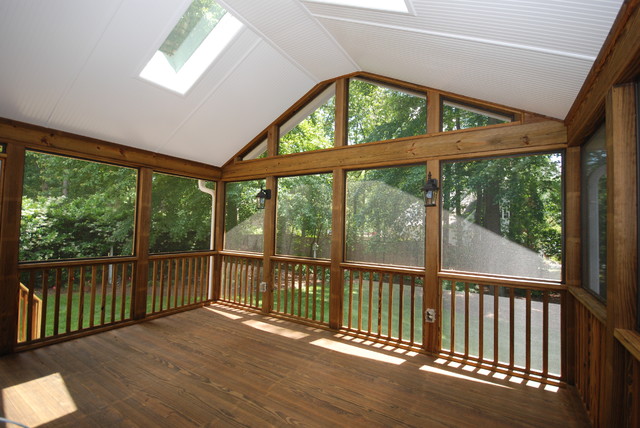 Screened Porch Ideas - Klassisk - Veranda - Raleigh - av Blue Ribbon ...