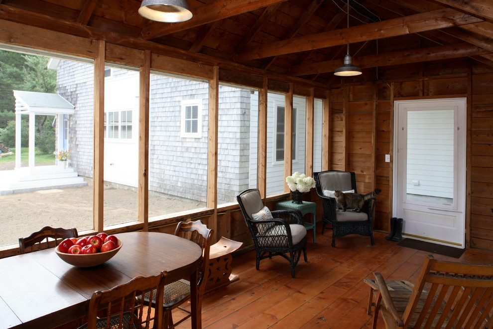 Screened Porch - Rustic - Porch - Portland Maine - by Kevin Moquin ...