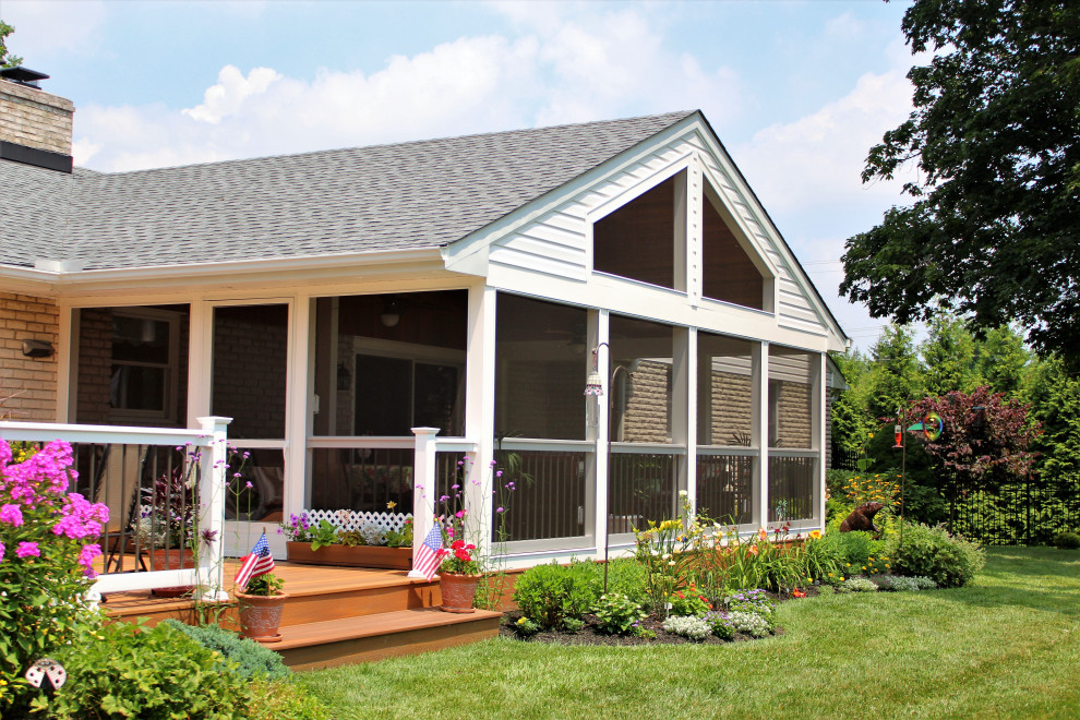 Screened Porch with Expansive Backyard View - Porch - Baltimore - by ...