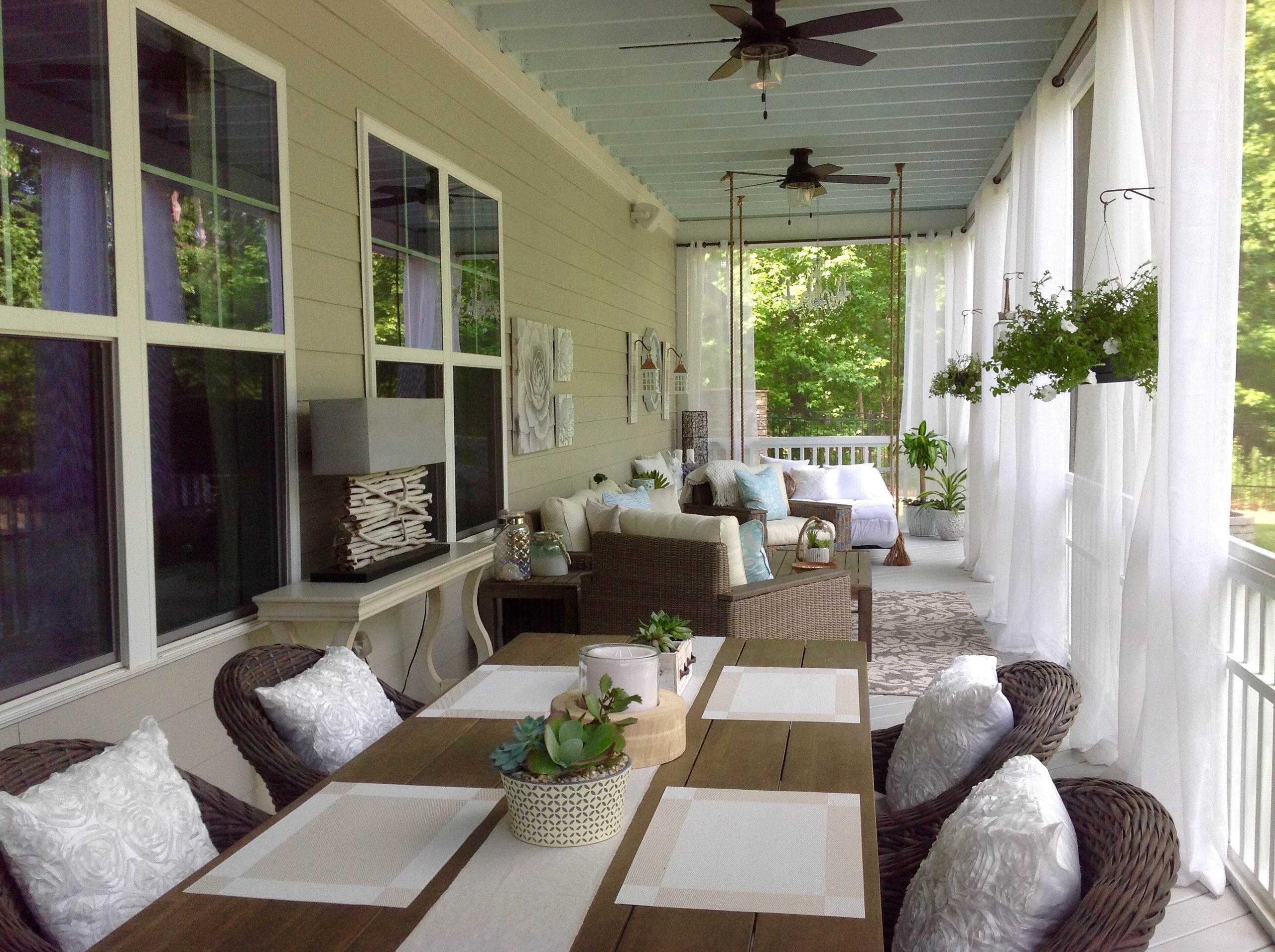 Long Narrow Screened Front Porches Creative Screened Porch Design