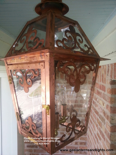 Sheryl's Electric Hanging Style 1 Lantern with Window Scolls - Clásico ...