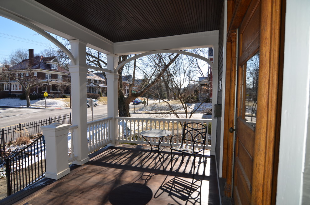 Shingle Style Front Porch Remodel - Victorian - Porch - Raleigh - by ...