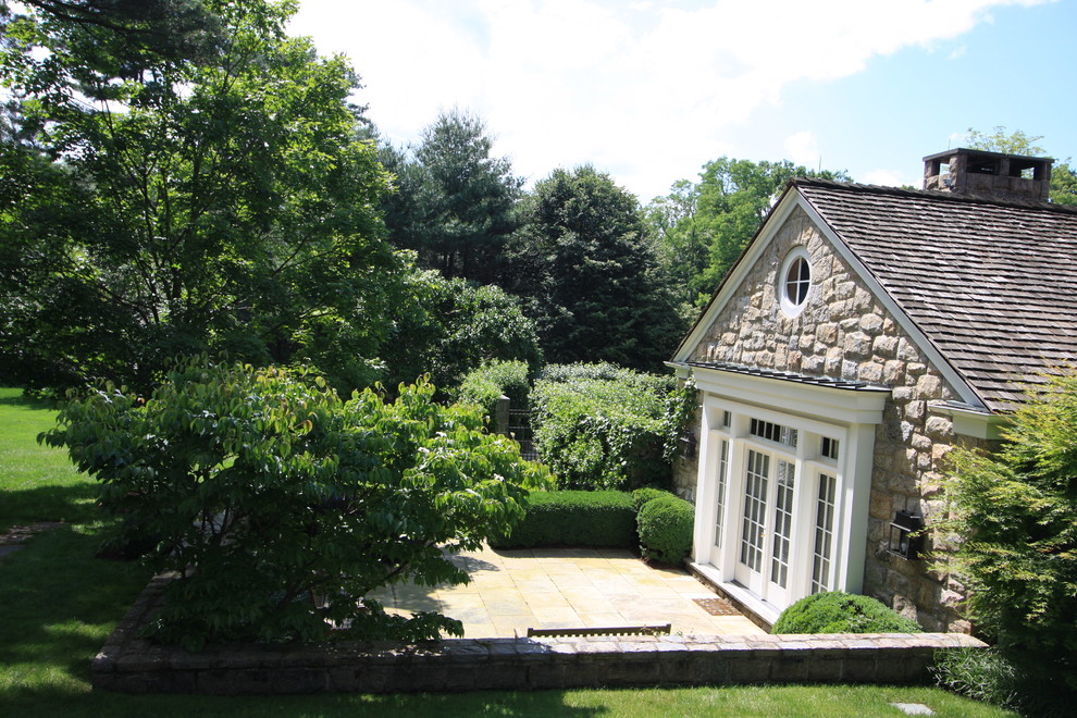 Small Courtyard - Traditional - Porch - New York - by Conte & Conte ...