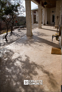 Stamped Concrete - Rustic - Verandah - Austin - by Creative Concrete ...