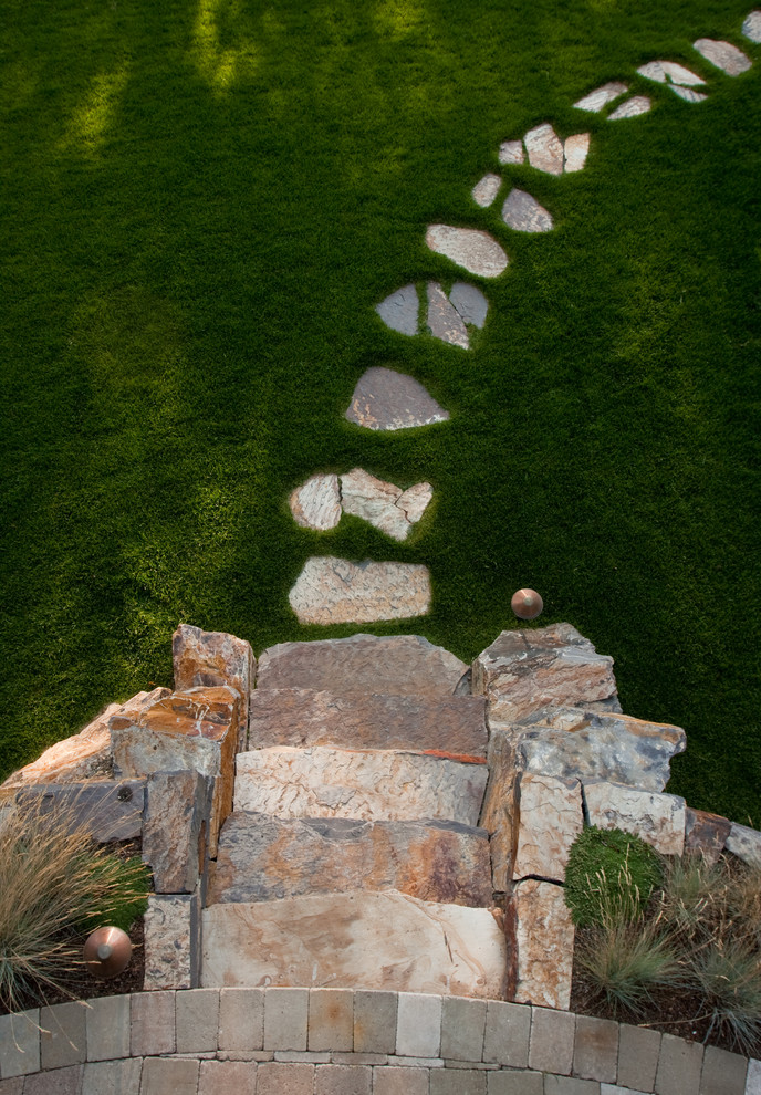 Stone Walkways - Traditional - Veranda - Boise - by Terry T. King ...