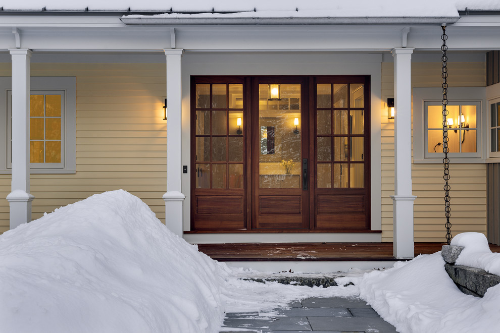 Stonewall Farmhouse - Traditional - Porch - Portland Maine - by Whitten ...