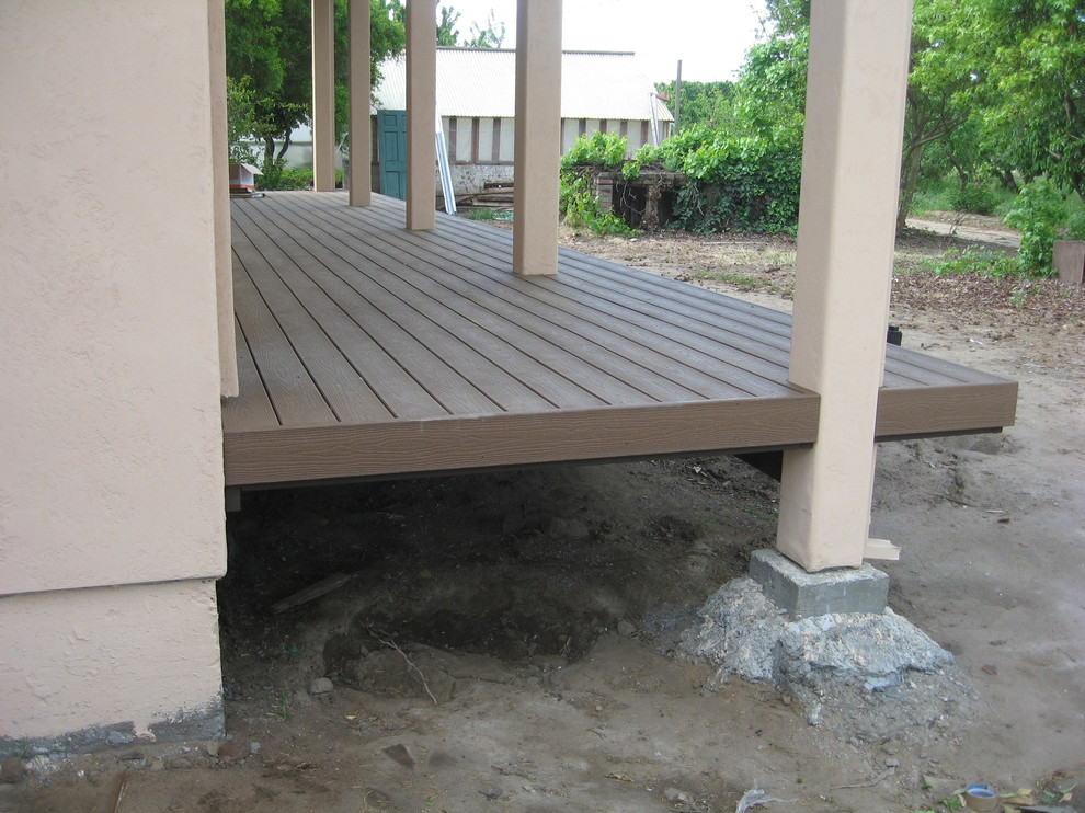 Tamko evergrain composite decking - Mediterranean - Porch - Sacramento ...