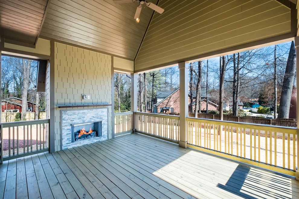 Tangle Triple Gable House - Transitional - Porch - Charlotte - by ...