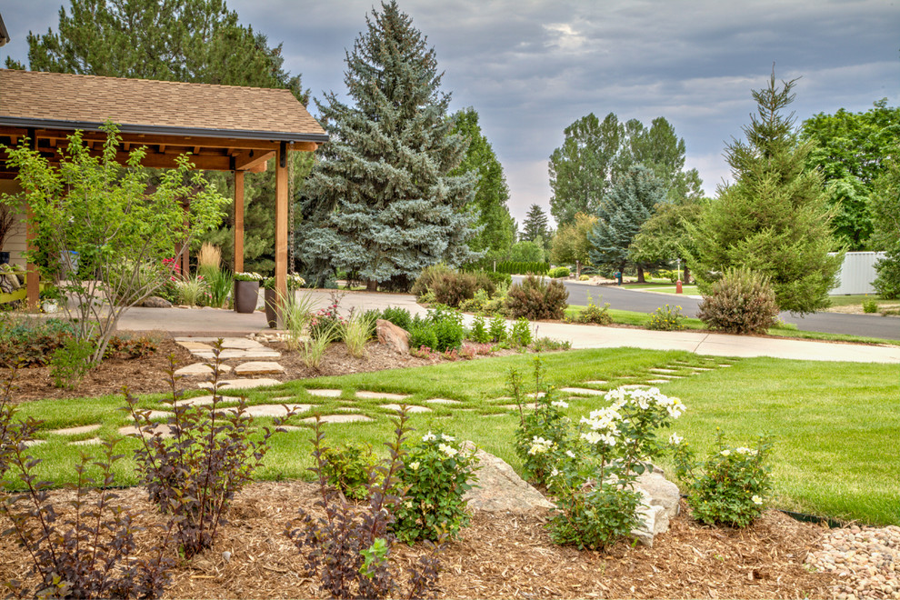 Tennis Portico - Rustic - Porch - Denver - by TLC Gardens | Houzz