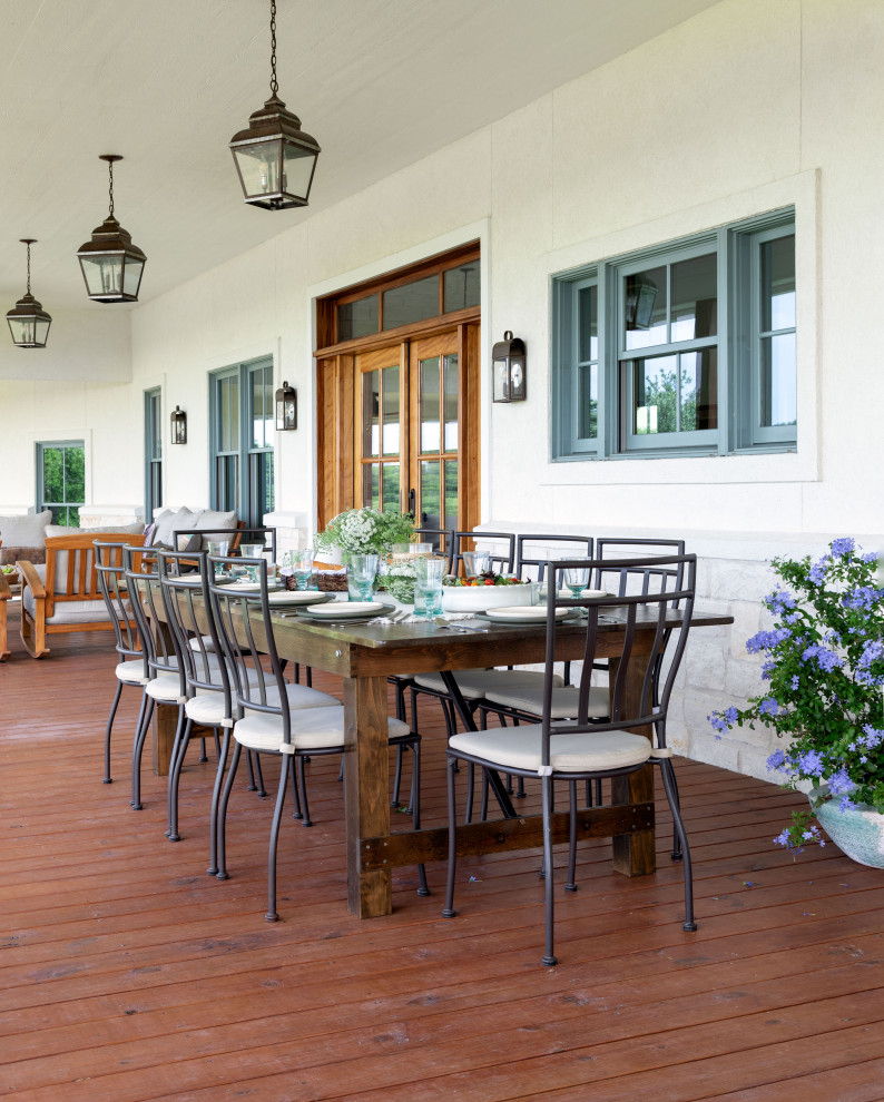 Texas Ranch - Transitional - Porch - Houston - by Wills Design ...