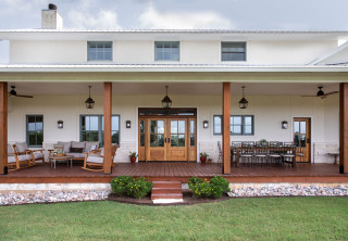 Texas Ranch - Transitional - Porch - Houston - by Wills Design ...