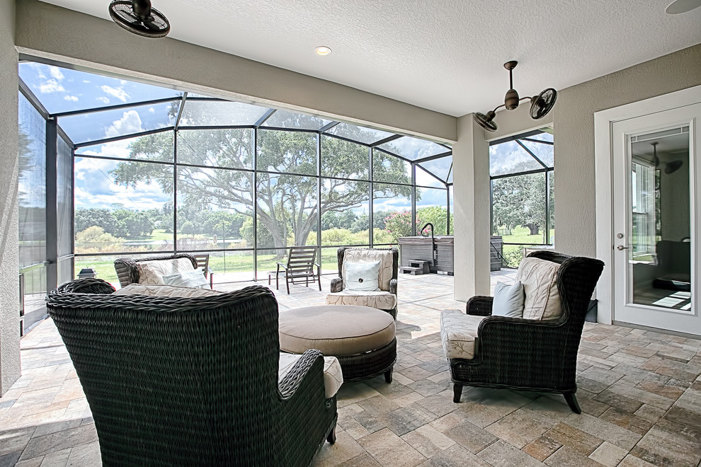 The Barcelona III - Contemporary - Porch - Orlando - by Kevco Builders ...