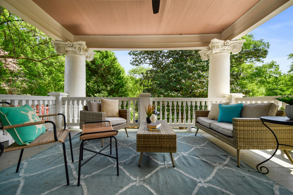 The Big House - Traditional - Porch - Atlanta - by Carl Mattison Design ...