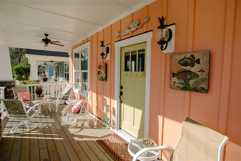 The SANDFIDDLER COTTAGE front porch - Farmhouse - Porch - Wilmington ...