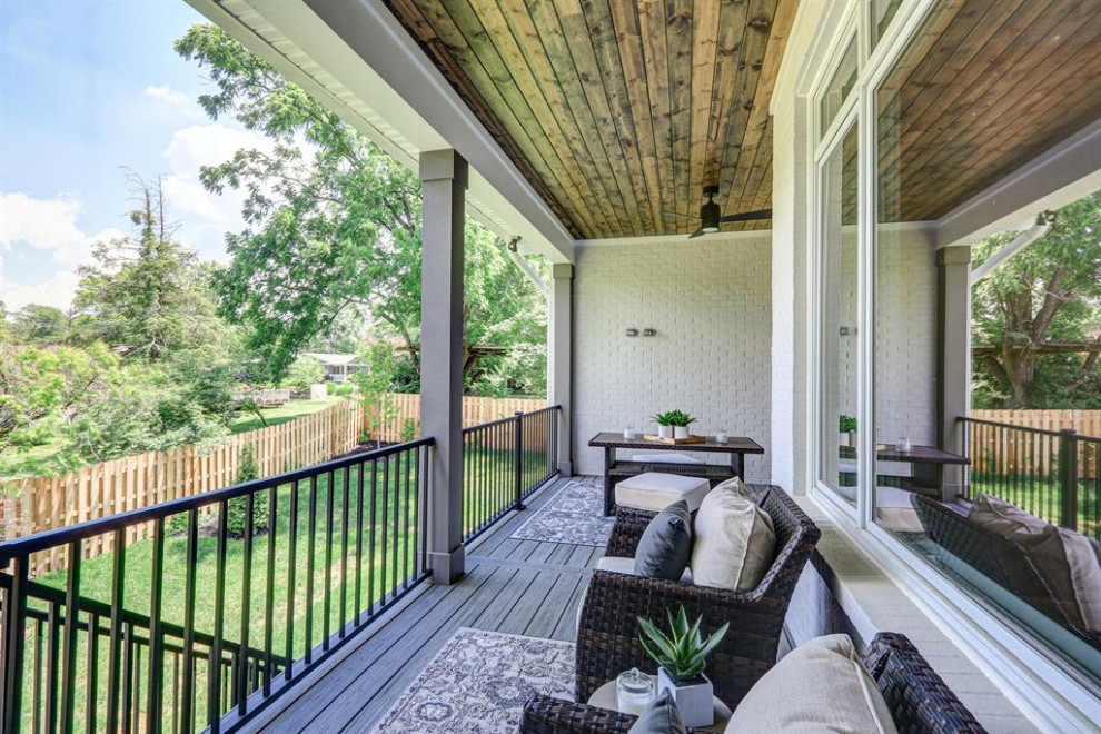 The Villas Of Montgomery | Custom Patio Model Home - Transitional ...