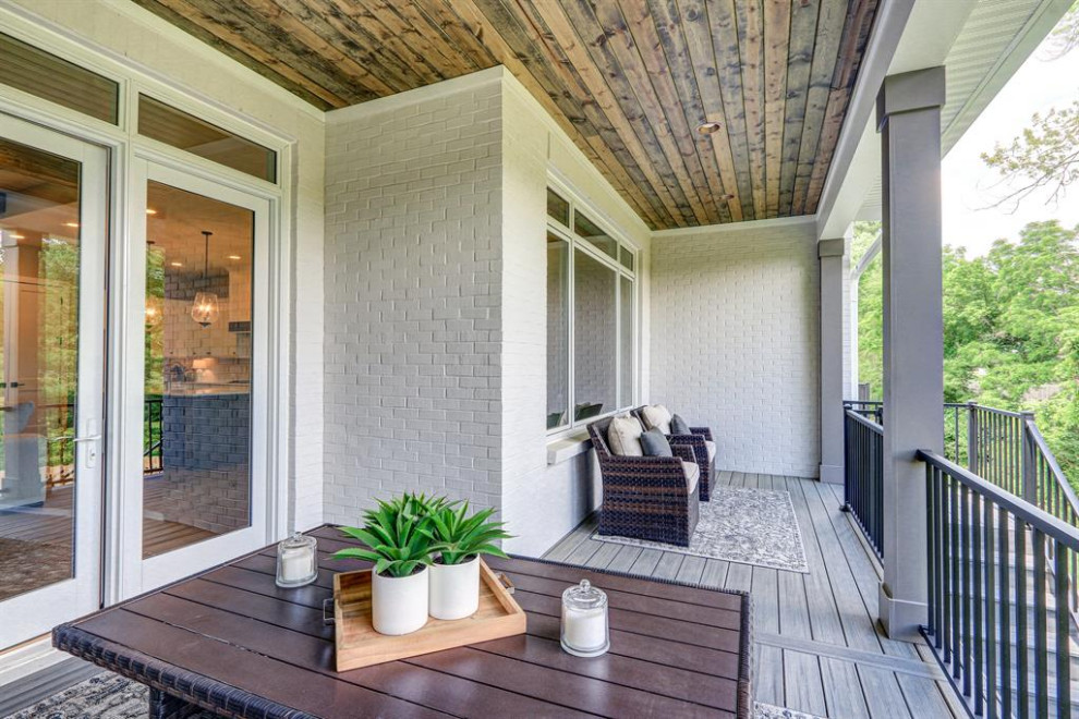 The Villas Of Montgomery | Custom Patio Model Home - Transitional ...