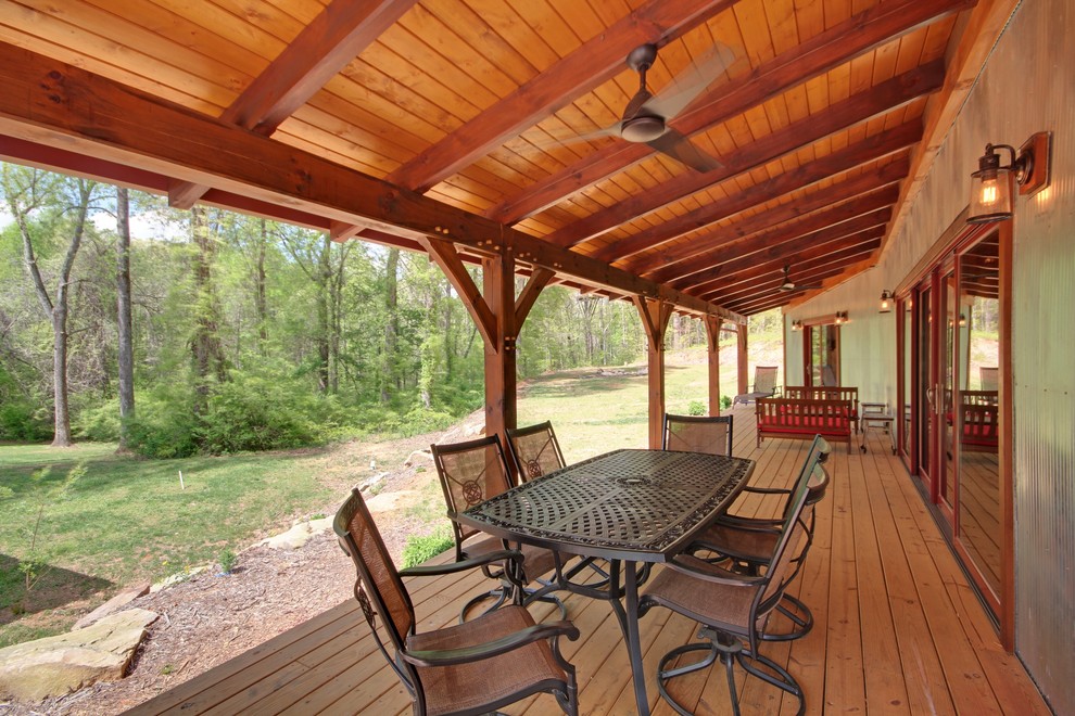 Timber Frame Porch - Rustic - Porch - Other - by MoreSun Timber Frames ...