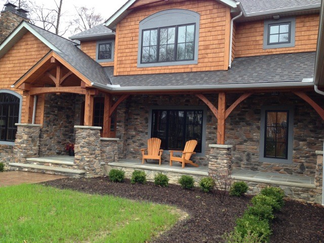 timber framing - Classique - Porche - Cleveland - par Design Visions ...