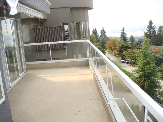 Topless Glass Railing - Contemporary - Veranda - Vancouver - by Deck ...