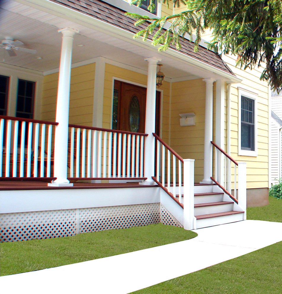 Traditional Front Porch - Traditional - Porch - Philadelphia - by A&E ...