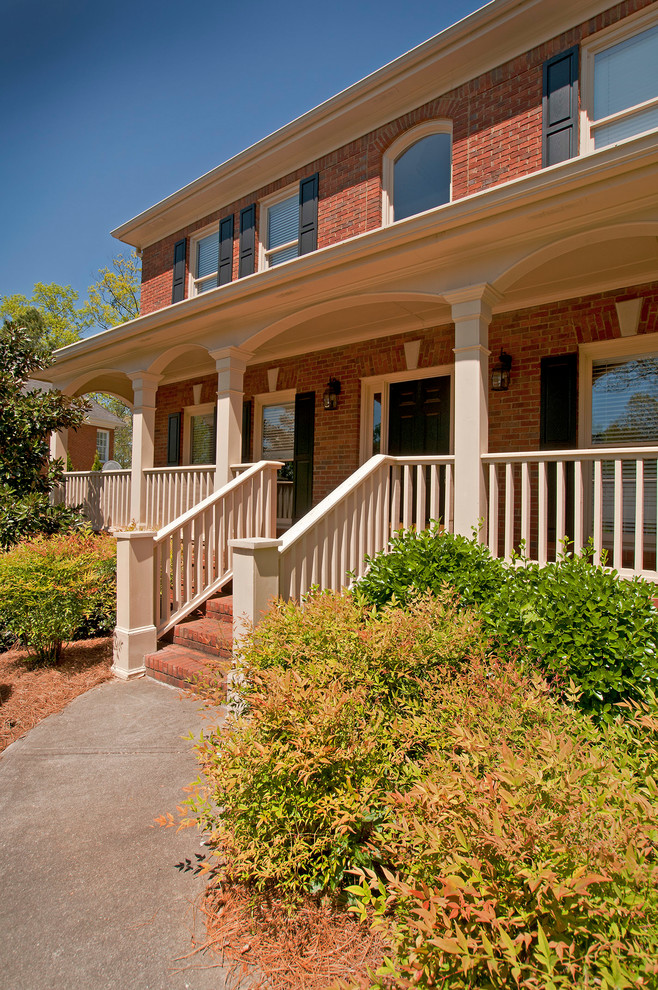 Traditional full Southern front porch - Traditional - Veranda - Atlanta ...