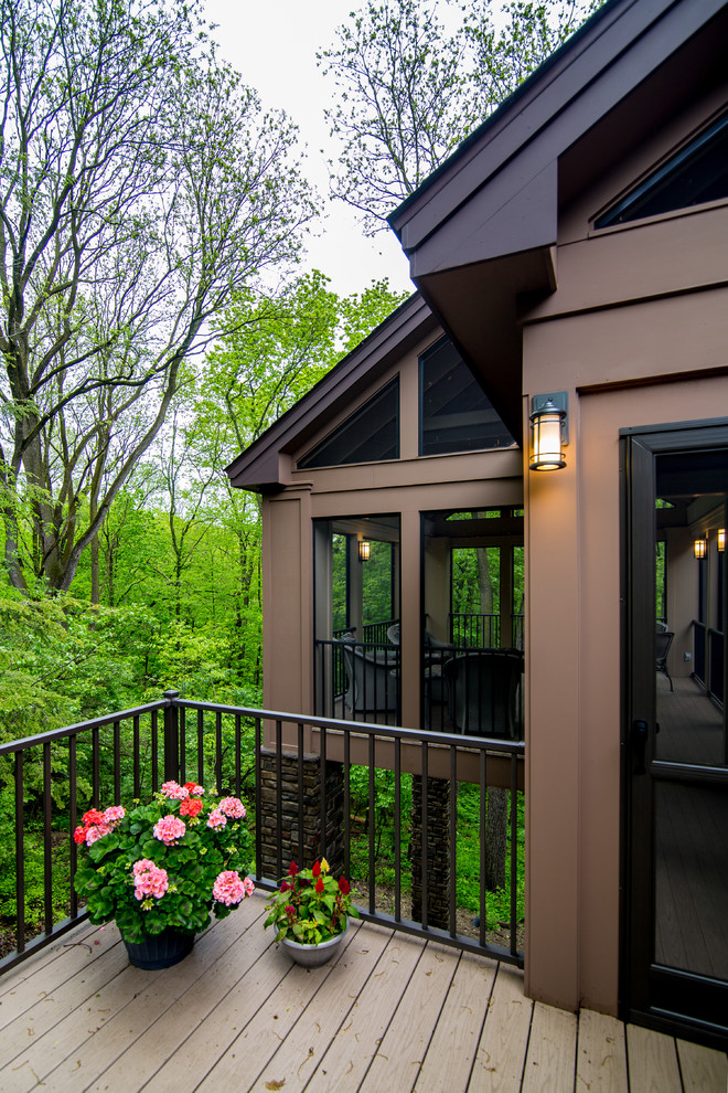 Tranquil Tree House - Transitional - Porch - Detroit - by Studio Z ...