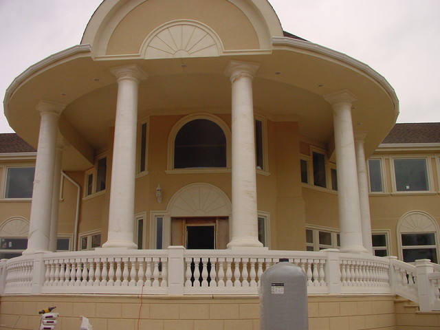 Tuscan Porch Columns and Balustrades - Traditional - Verandah - Chicago ...