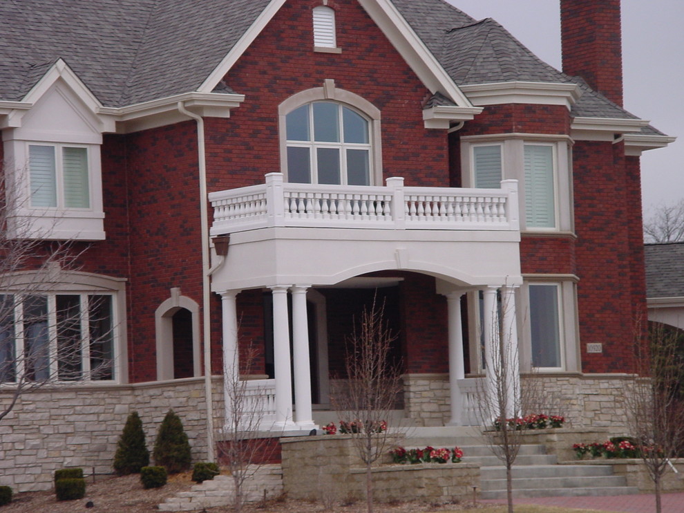 Tuscan Porch Columns and Balustrades - Classico - Portico - Chicago ...