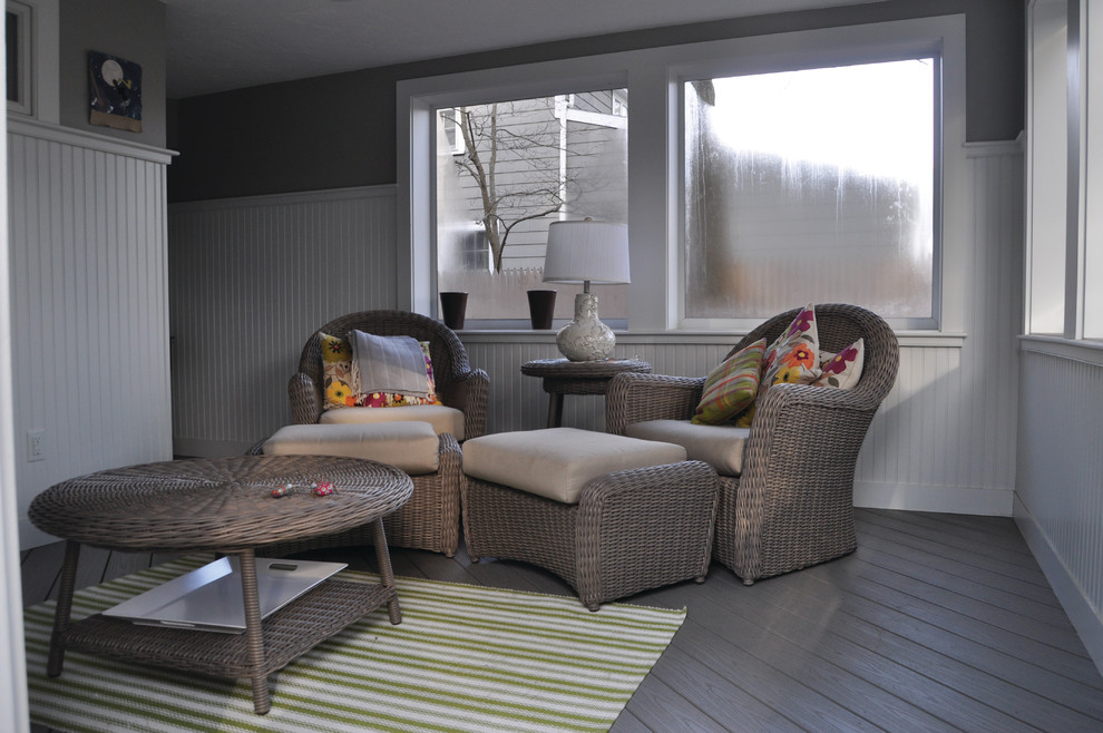 Two-Story Addition Offers a Three-Season Porch - Veranda - Boston - von ...