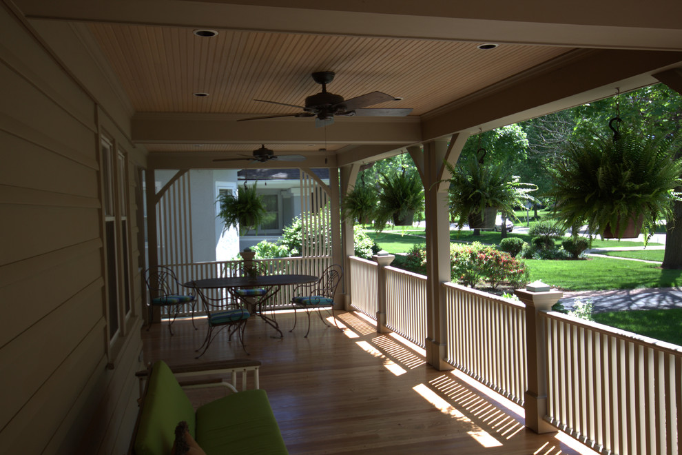Victorian Porch Addition - Midcentury - Porch - Chicago - by Knollwood ...