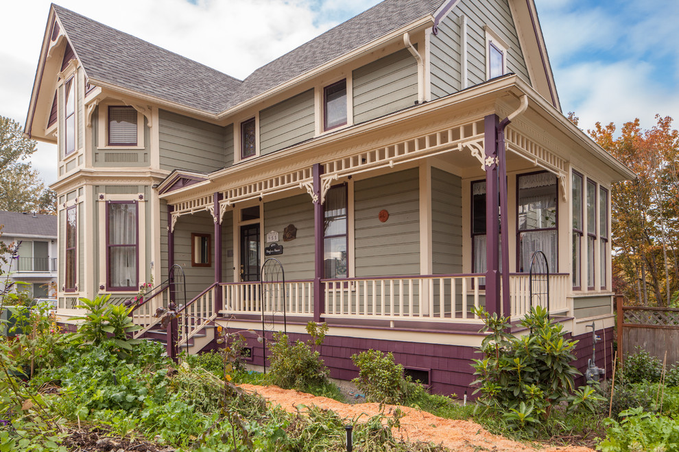 Victorian Porch Remodel - Victorian - Porch - Portland - by Kraft ...