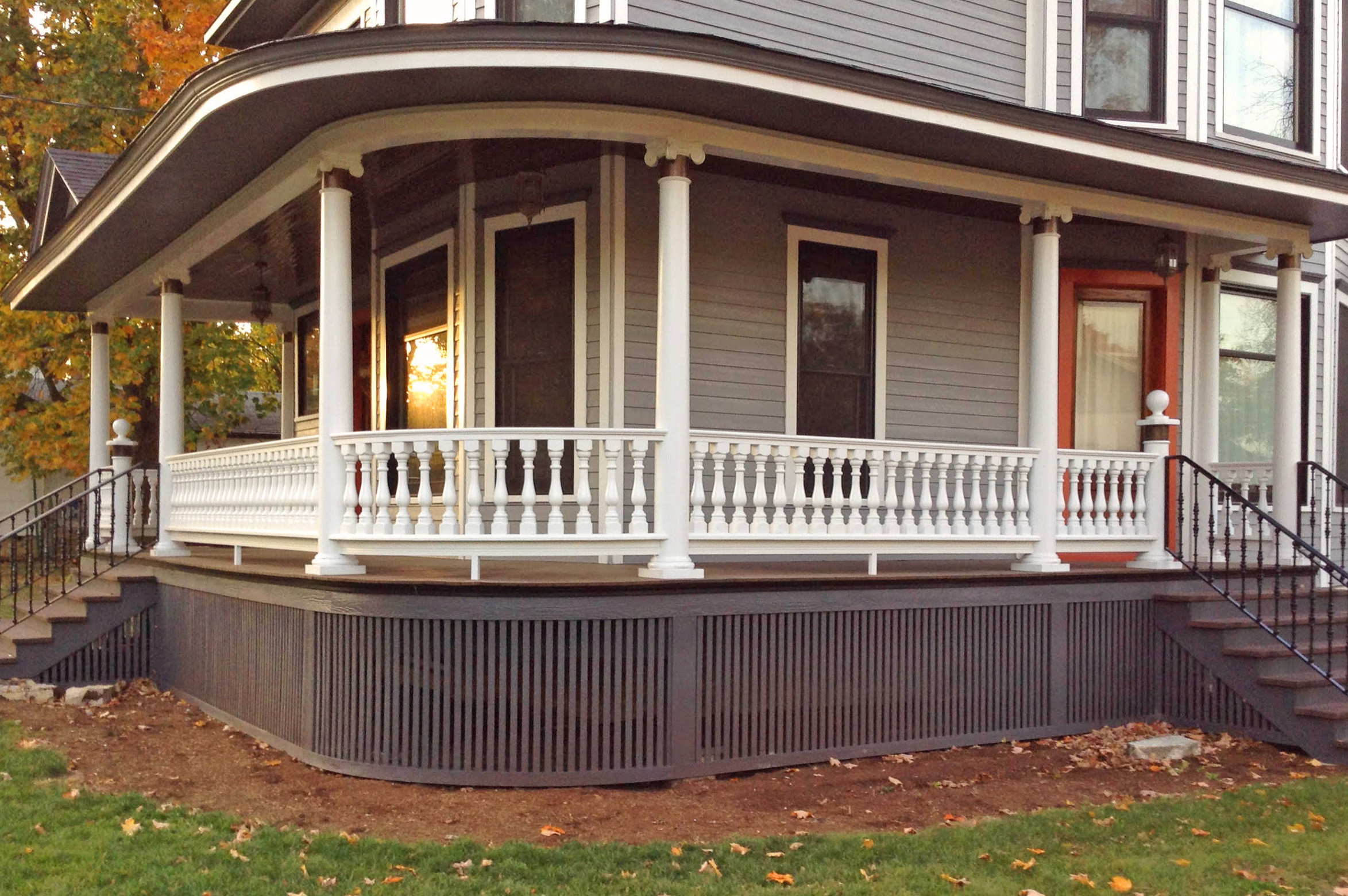 Victorian Porch Railings Lavish Details Bring This Victorian Home To