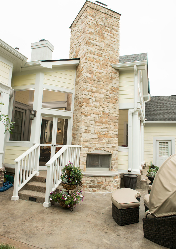 Village of West Clay Covered Porch - Traditional - Porch - Indianapolis ...