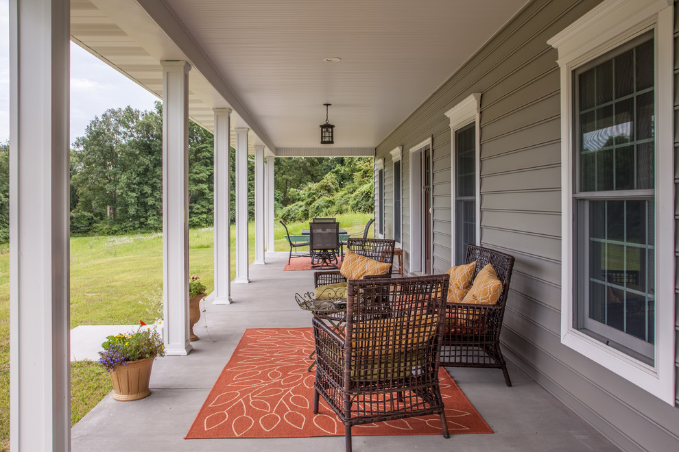 Wernersville New Home - Front Porch - Traditional - Porch ...