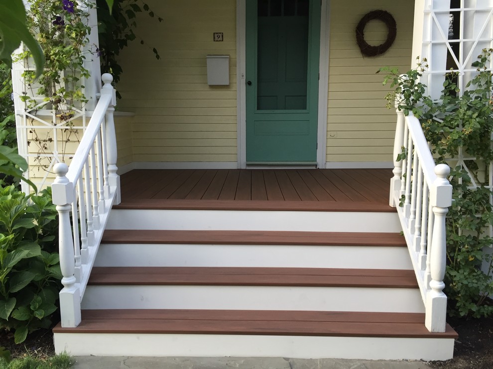 West Street Porch Board Replacement - Midcentury - Porch - Boston - by ...