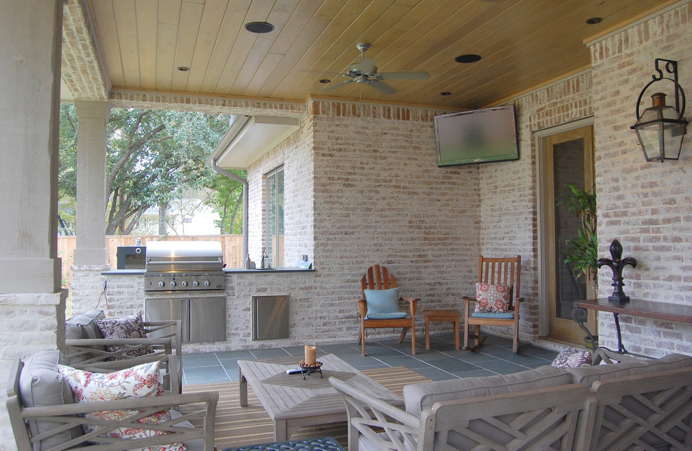 Wilchester French Country - Traditional - Veranda - Houston - by ...