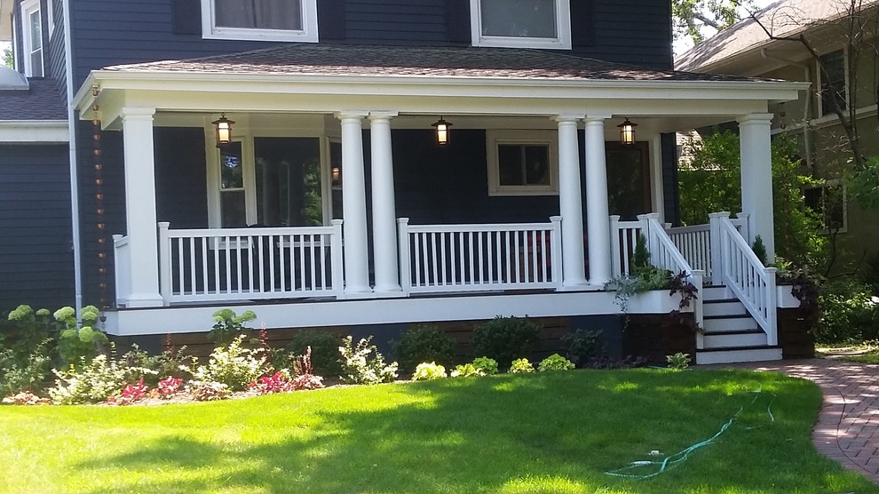 Wilmette Front Porch - Traditional - Porch - Chicago - by Blackwater ...