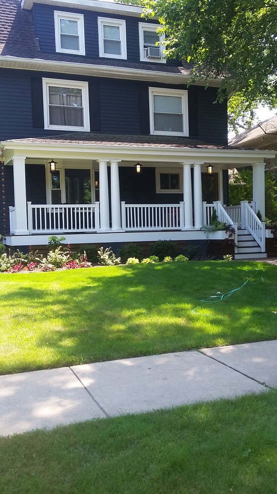 Wilmette Front Porch - Traditional - Porch - Chicago - by Blackwater ...