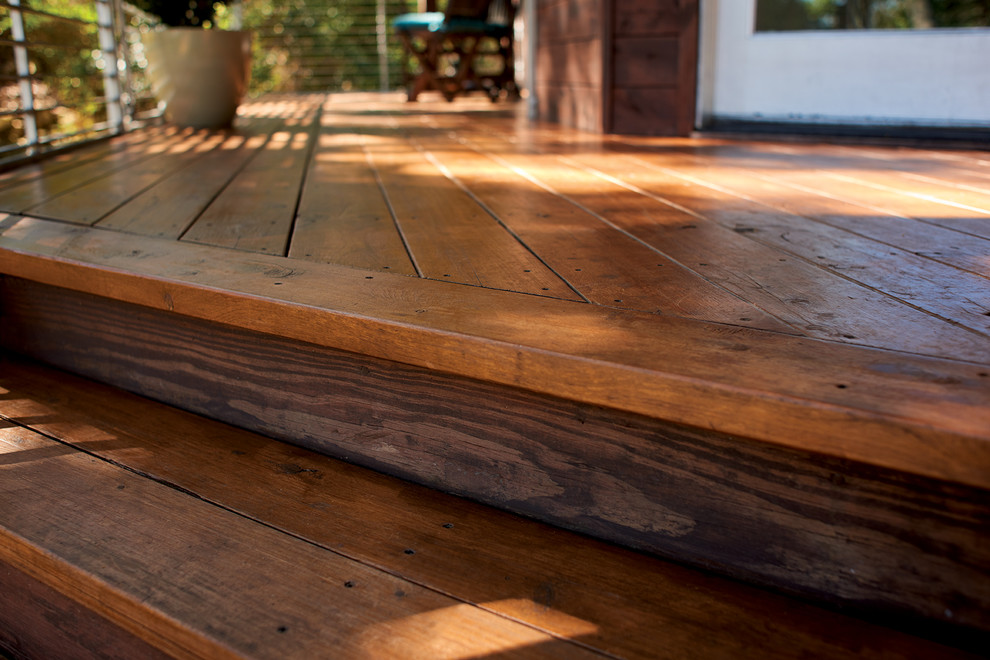 Wooden Exterior Stairs - Contemporary - Porch - Other - by Flood Wood ...