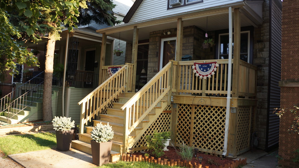 Wooden Porch - Traditional - Porch - Chicago - by Archway Home ...