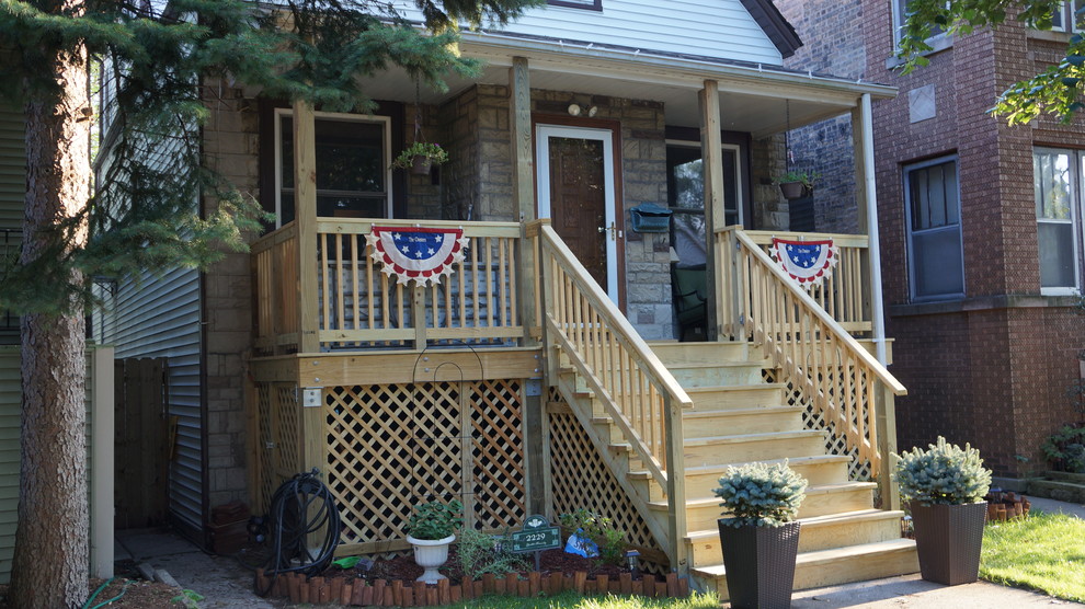 Wooden Porch - Traditional - Porch - Chicago - by Archway Home ...
