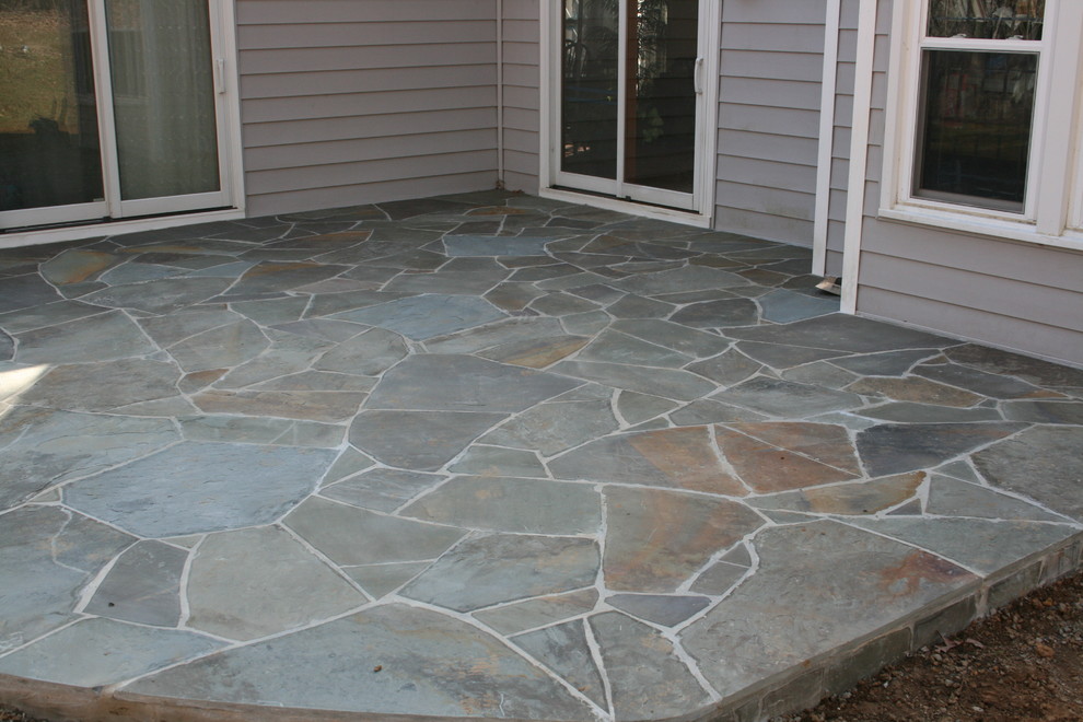 Wrap-around Porch & Slate Patio - Traditional - Porch - DC Metro - by ...